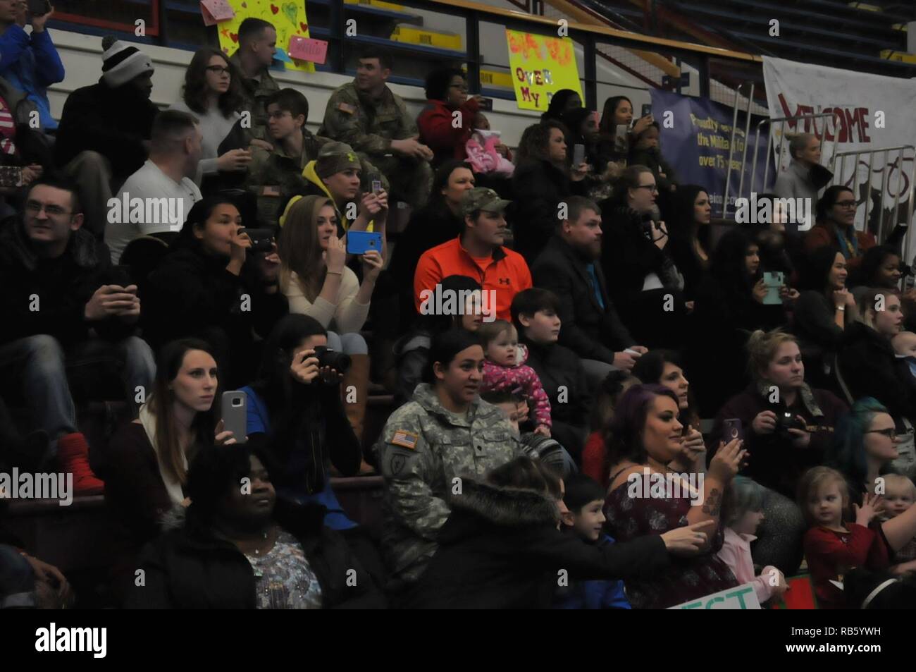 Friends and Family members of Soldiers from the 109th Transportation ...