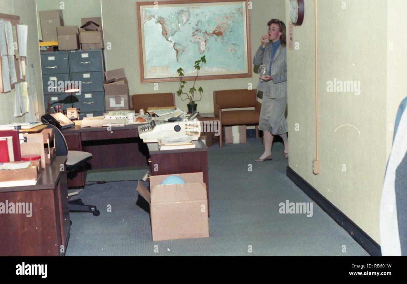 End World Hunger - Entering the office Stock Photo - Alamy