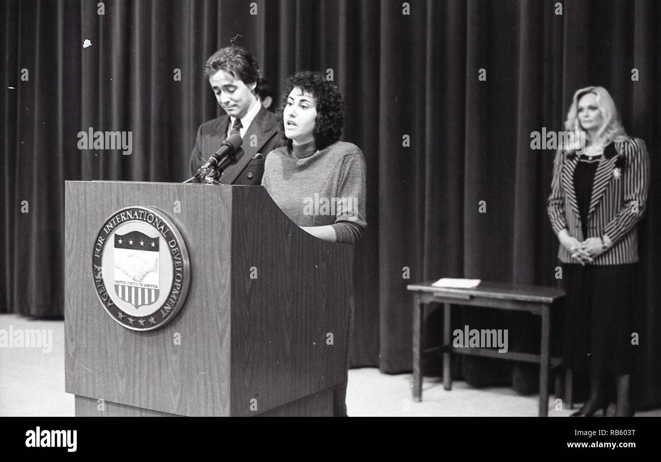 End World Hunger - Award acceptance Stock Photo - Alamy