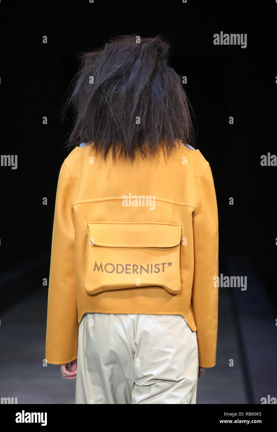 Models on the catwalk during the A-COLD-WALL* at London Fashion Week ...