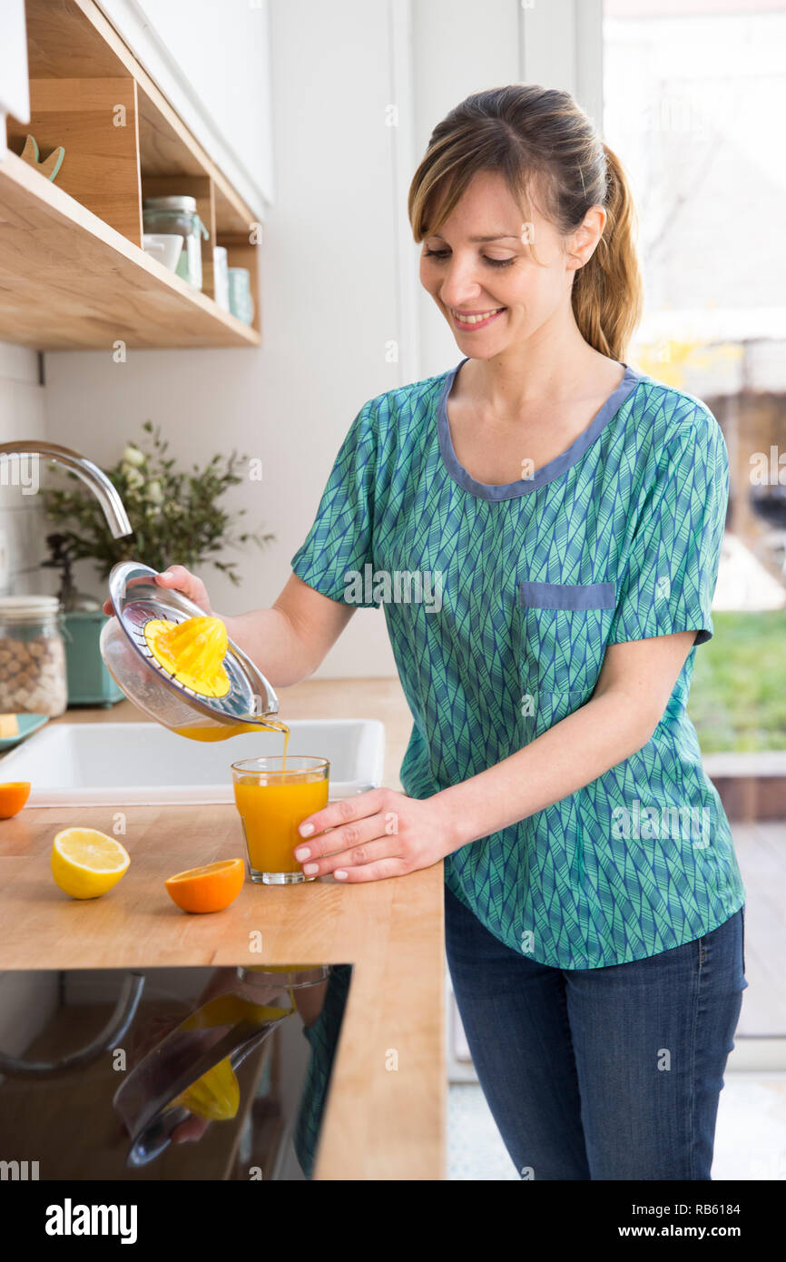 Preparing fresh fruit hi-res stock photography and images - Alamy