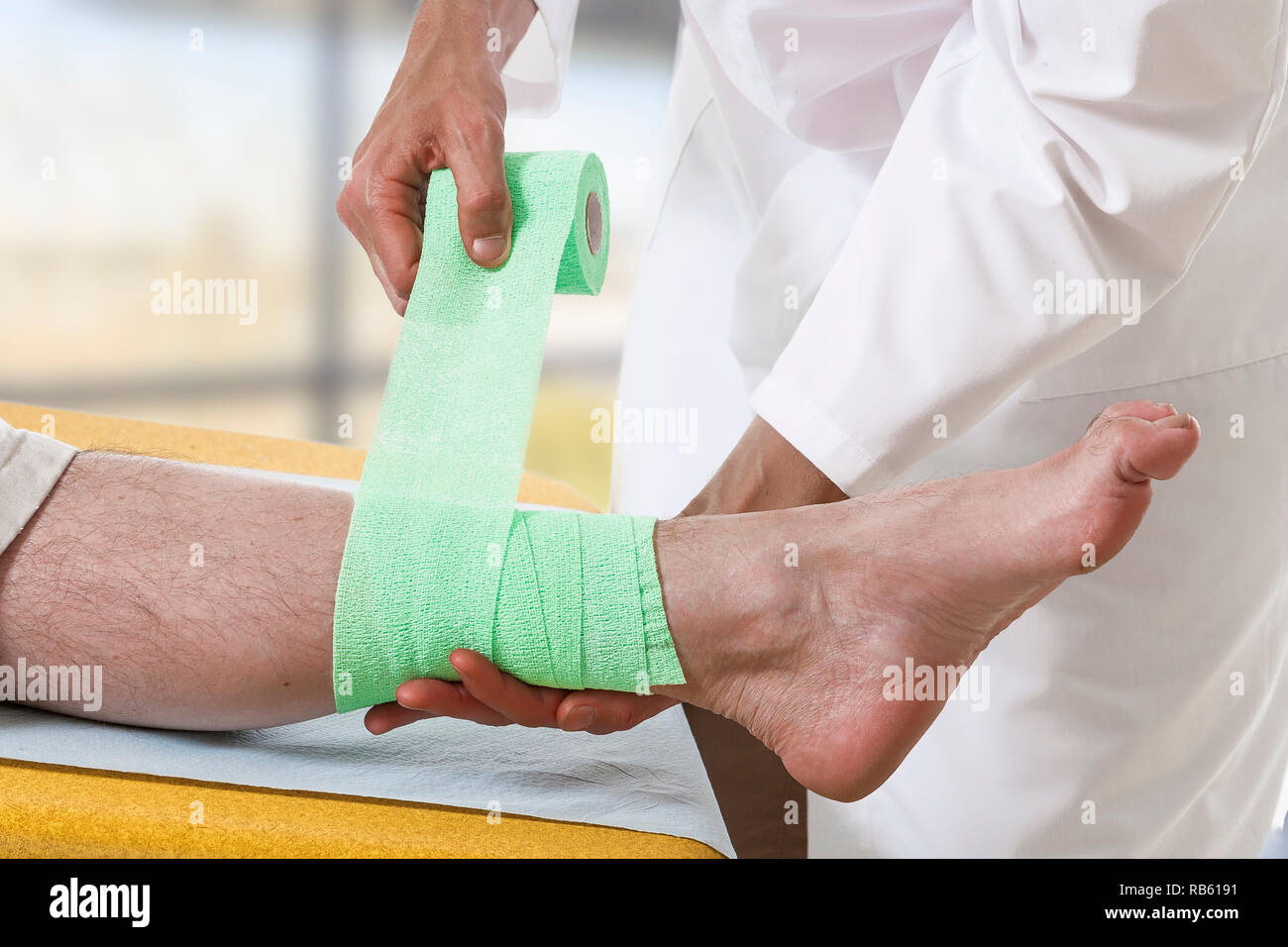 Wrapping ankle hi-res stock photography and images - Alamy