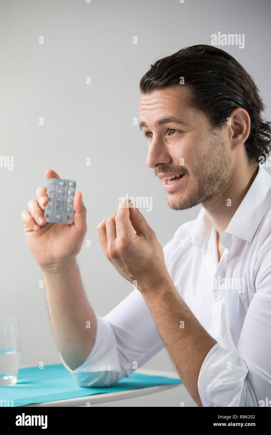 Contraceptive pill man hi-res stock photography and images - Alamy