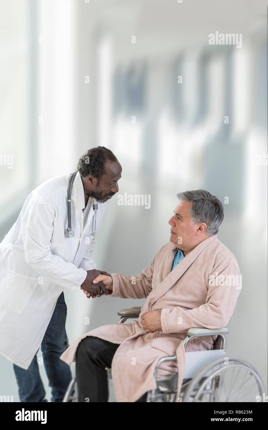 Patient in hospital Stock Photo - Alamy