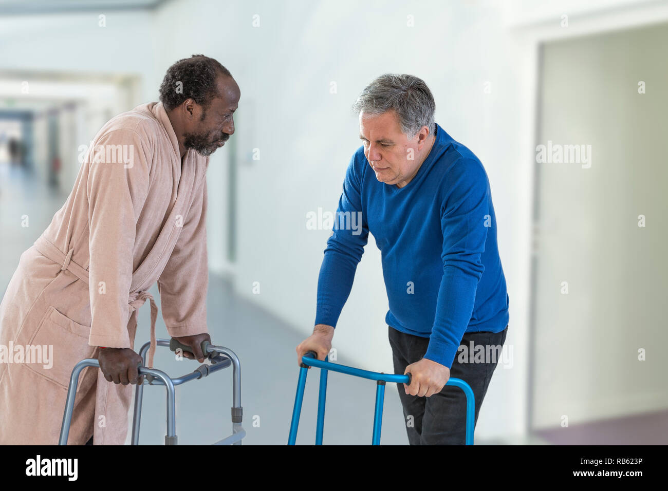 Patients in hospital Stock Photo - Alamy