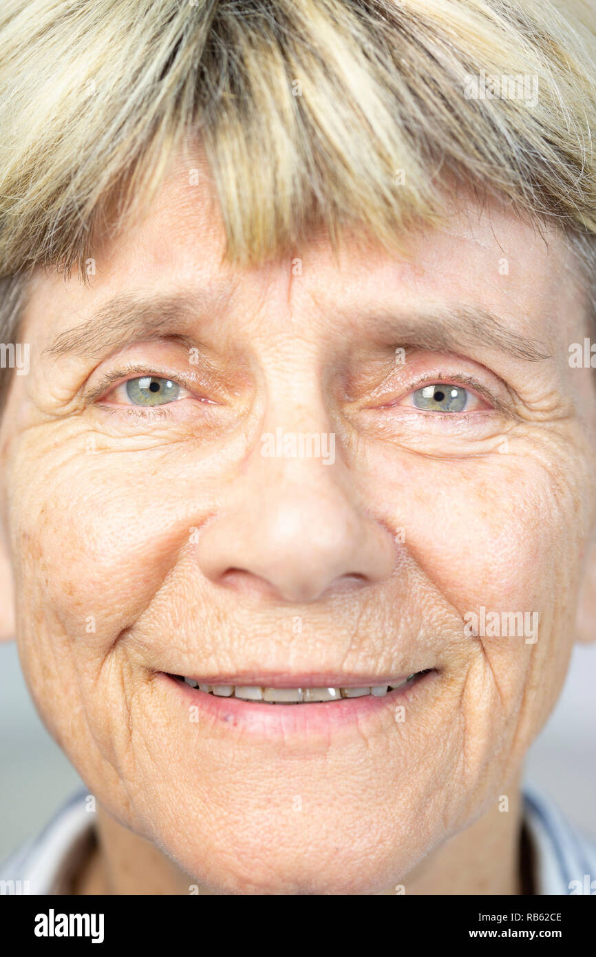 Face of old woman Stock Photo - Alamy