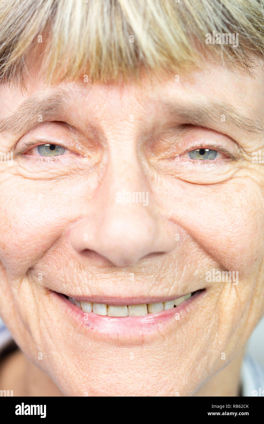 Face of old woman Stock Photo - Alamy