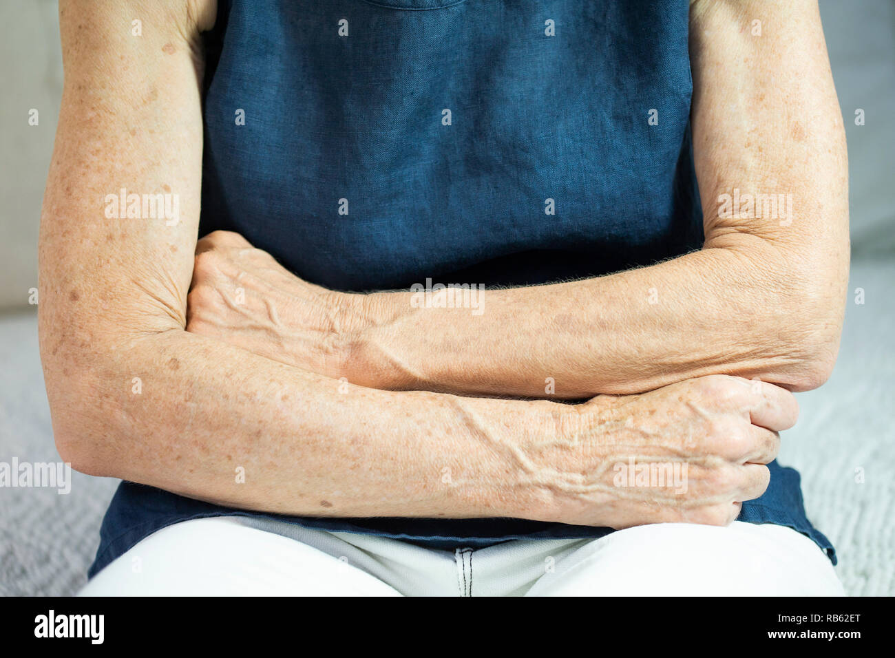 Arm of old woman Stock Photo - Alamy