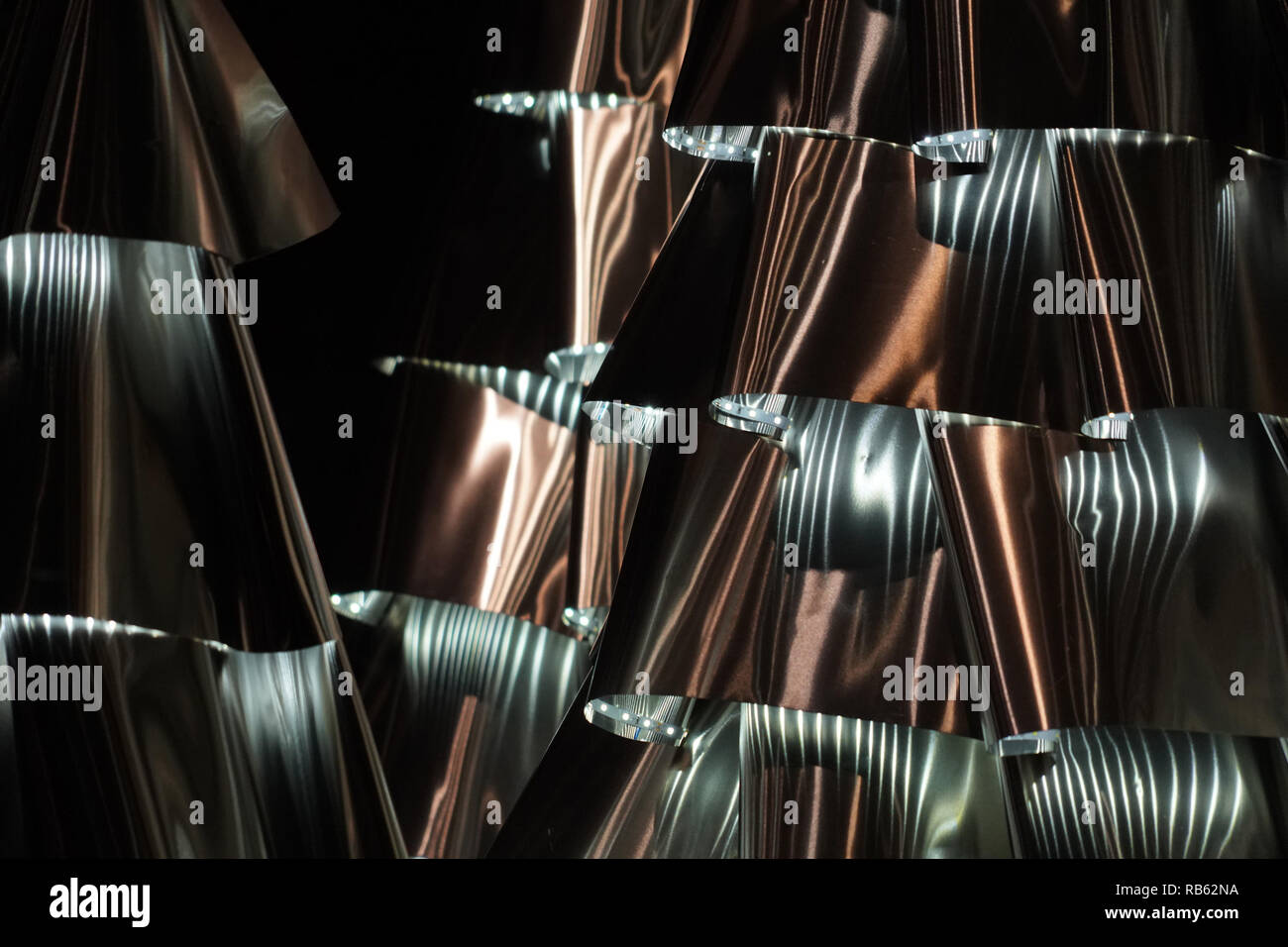 metallic tree abstract background texture Stock Photo - Alamy