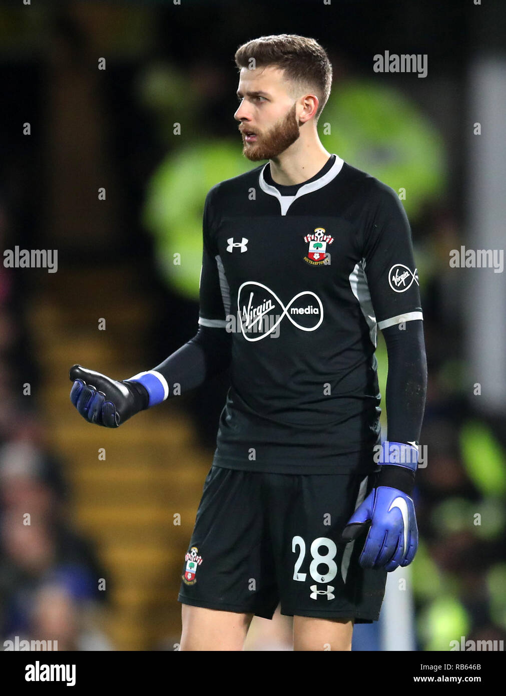 Southampton goalkeeper Angus Gunn Stock Photo - Alamy