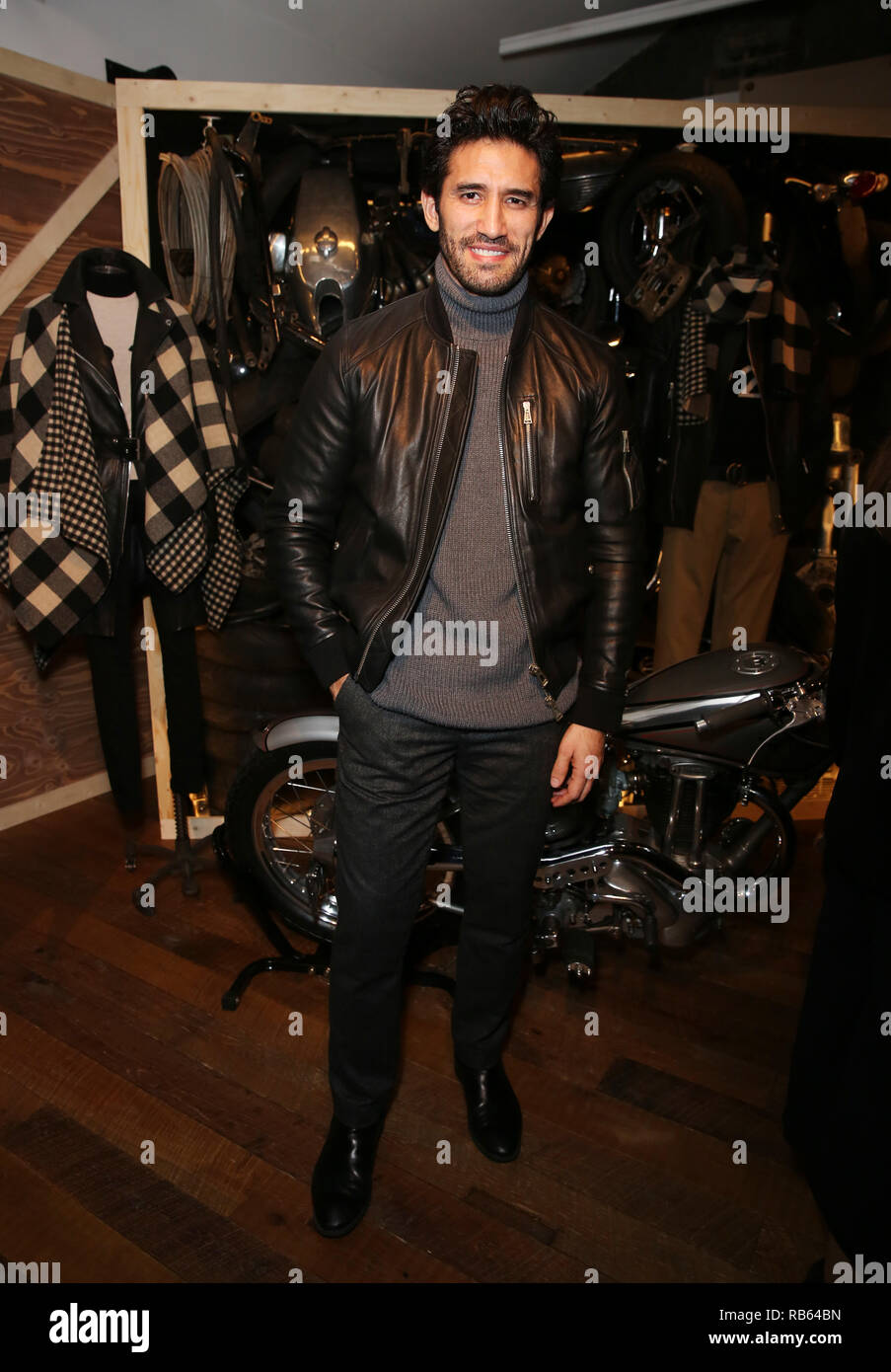 Kirk Newman at the Belstaff presentation during the London Fashion Week ...
