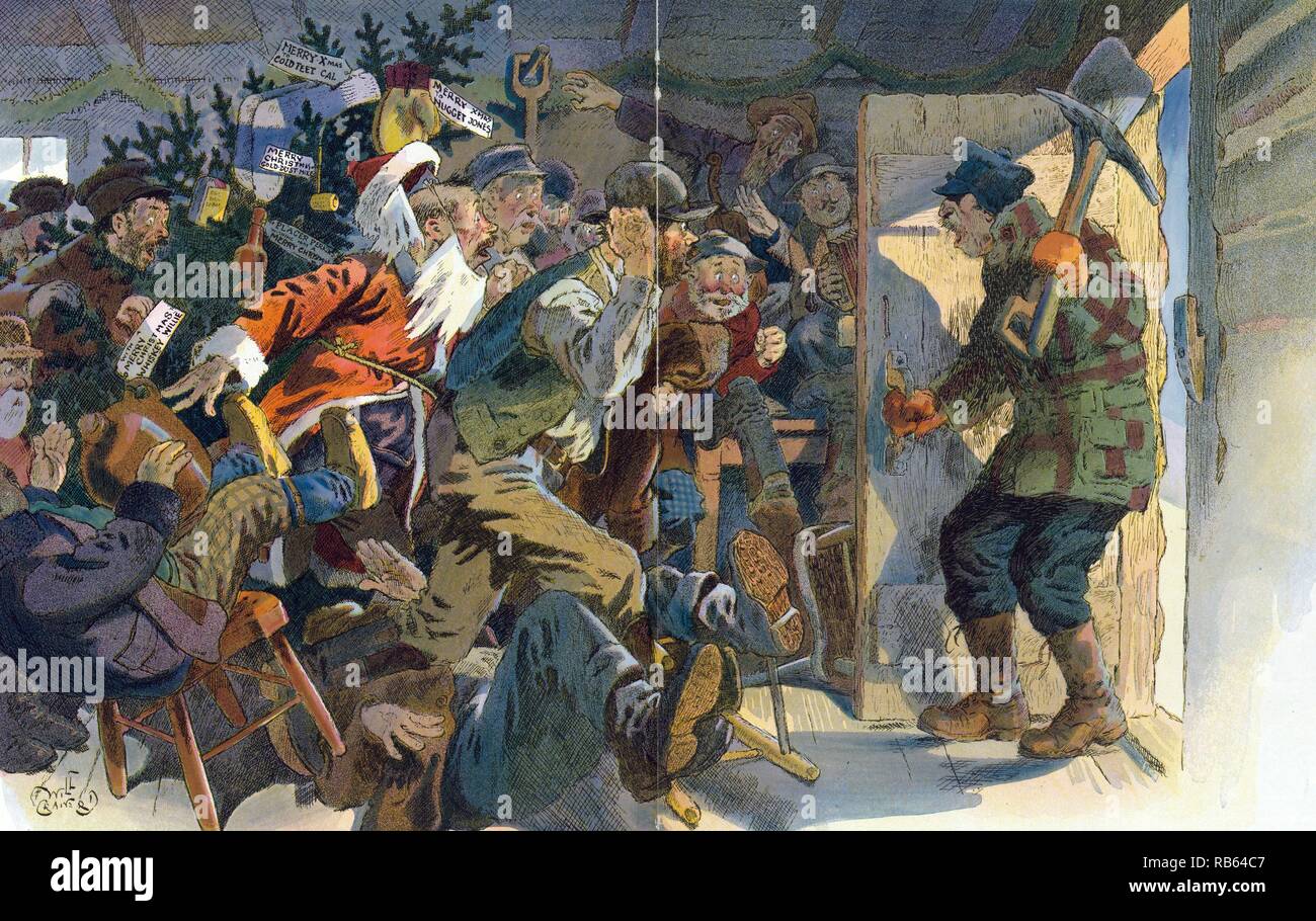 Christmas in a mining camp by Will Crawford, 1869-1944 published 1912 ...