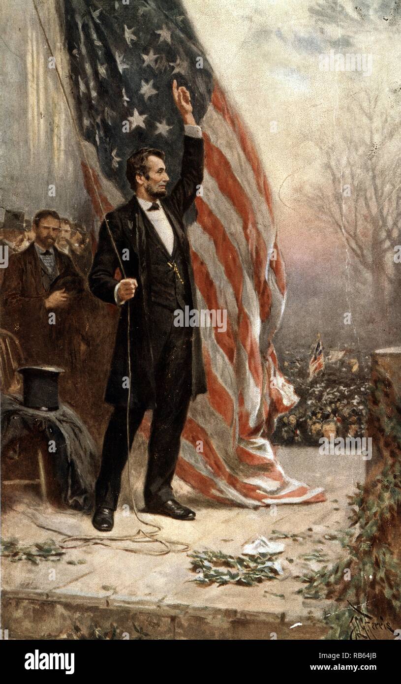 Abraham lincoln standing hi-res stock photography and images - Alamy