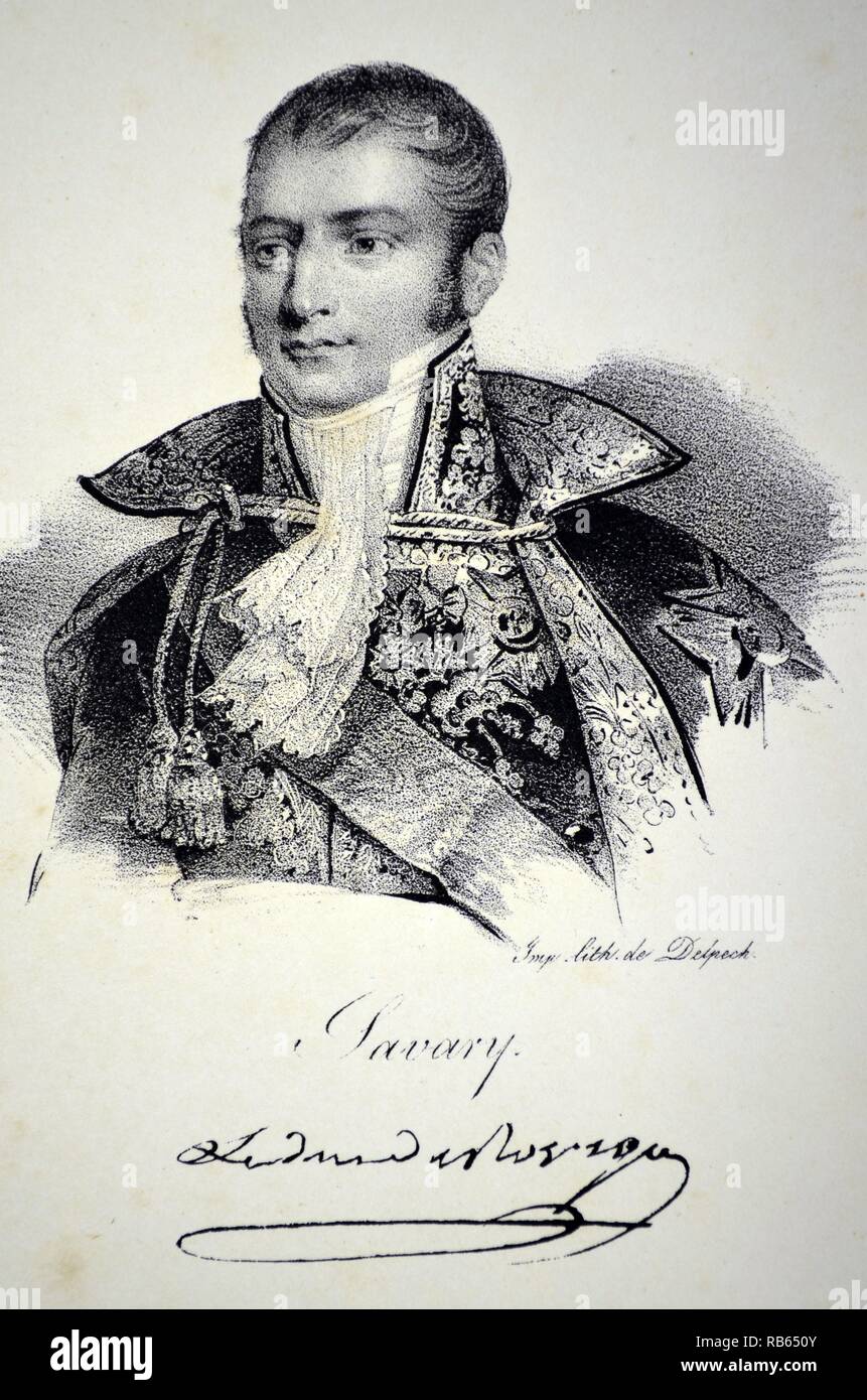 Anne jean marie rene savary hi-res stock photography and images - Alamy