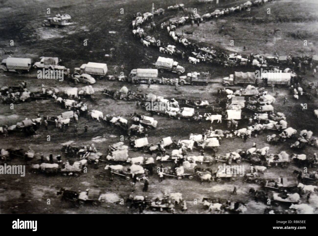 World War Two: German army postcard showing the departure of German ...