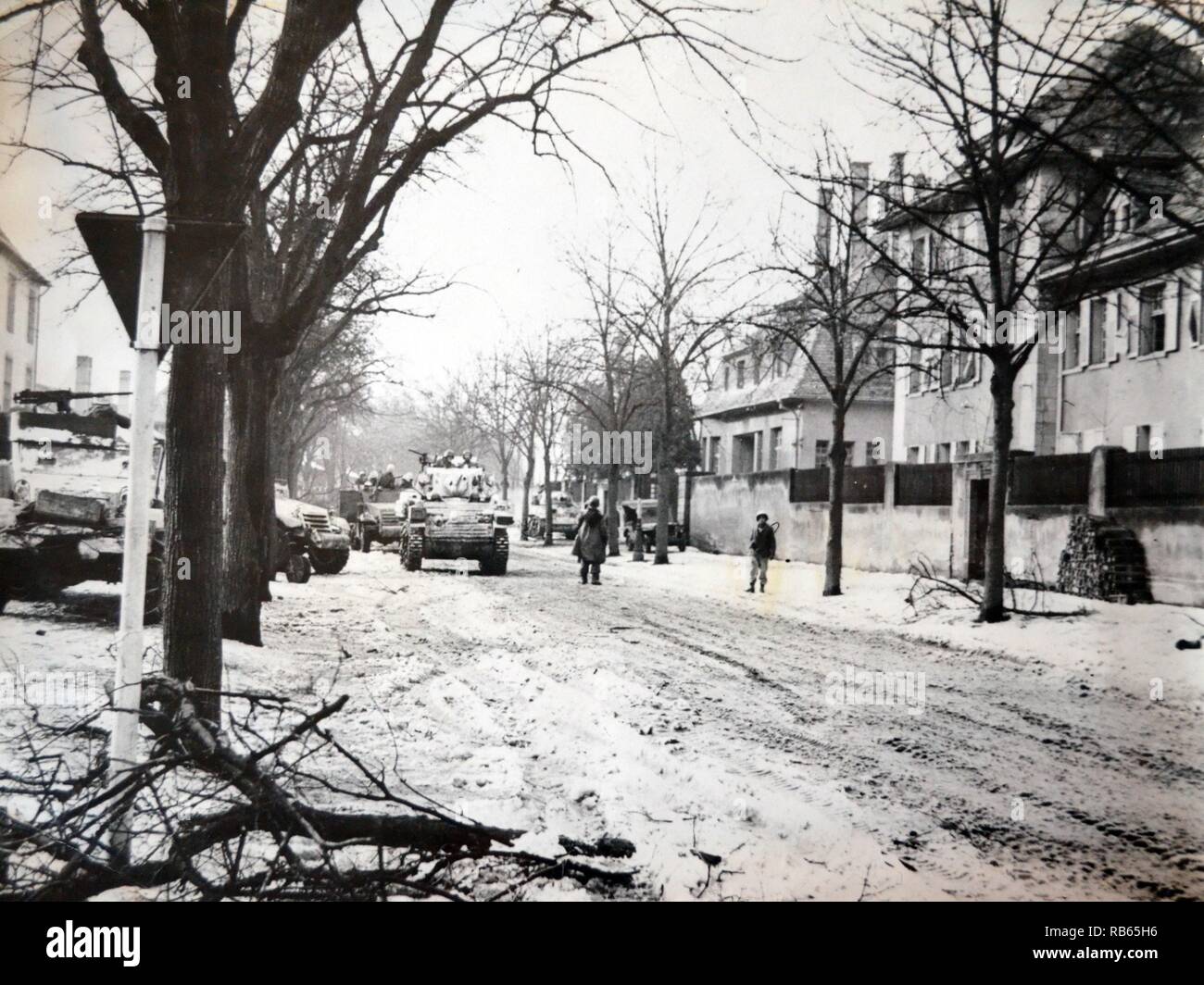 World war Two: Colmar falls to the free French army 1944 Stock Photo ...