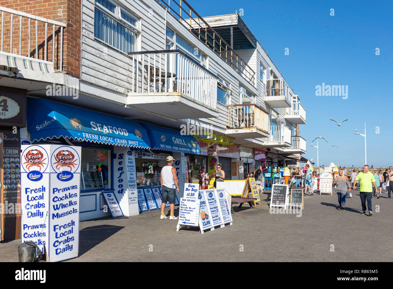 Ice cream shops promenade seafood kioskwaterfront road bridlingt hi-res ...
