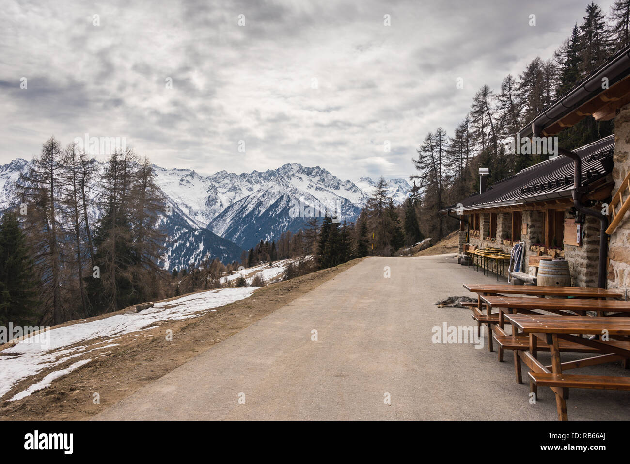 The Malga Stabli - Italian Alps mountains ristorante bar in Ortisè, a ...