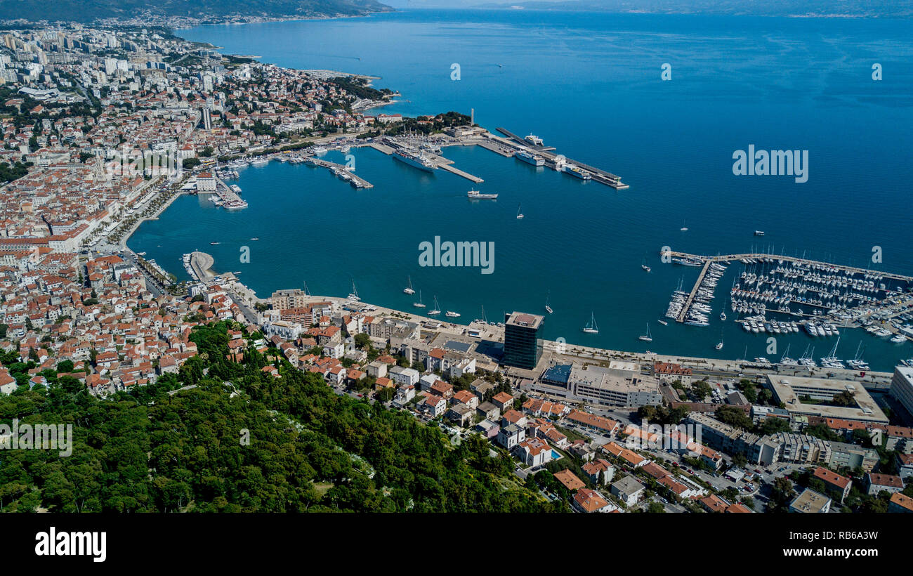 Aerial View Split High Resolution Stock Photography and Images - Alamy