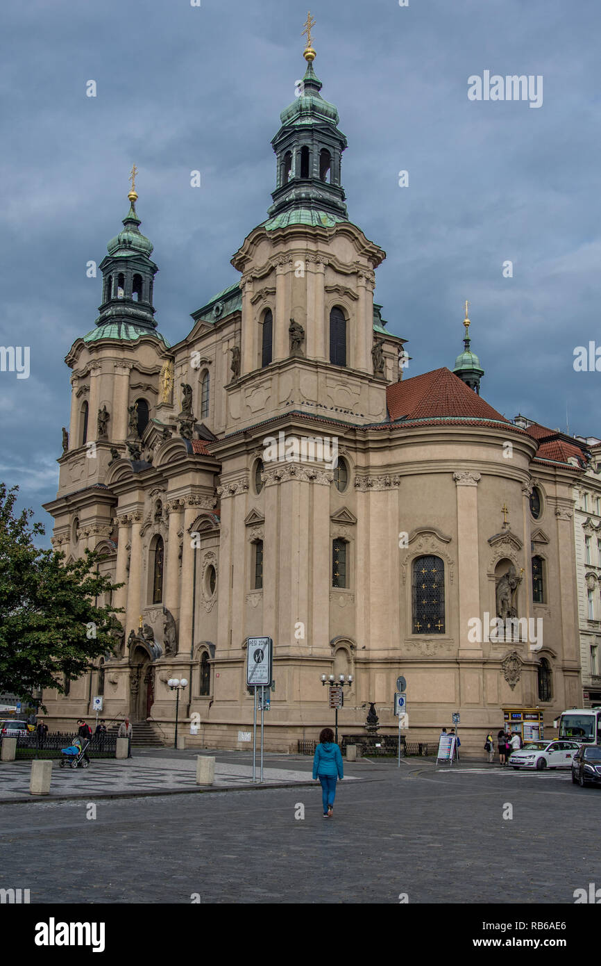 St. Nicholas Church in Prague Old Town Square – Baroque Architecture ...