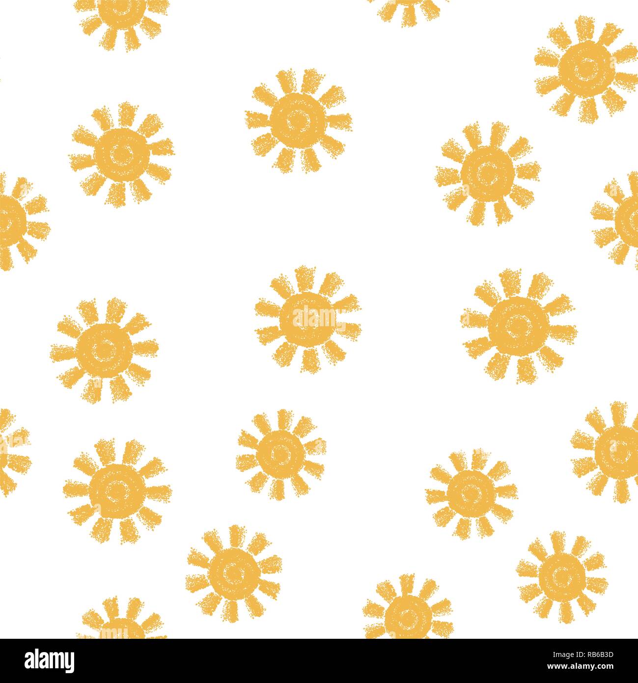 vector seamless sun pattern. abstract illustration, flat graphic style ...