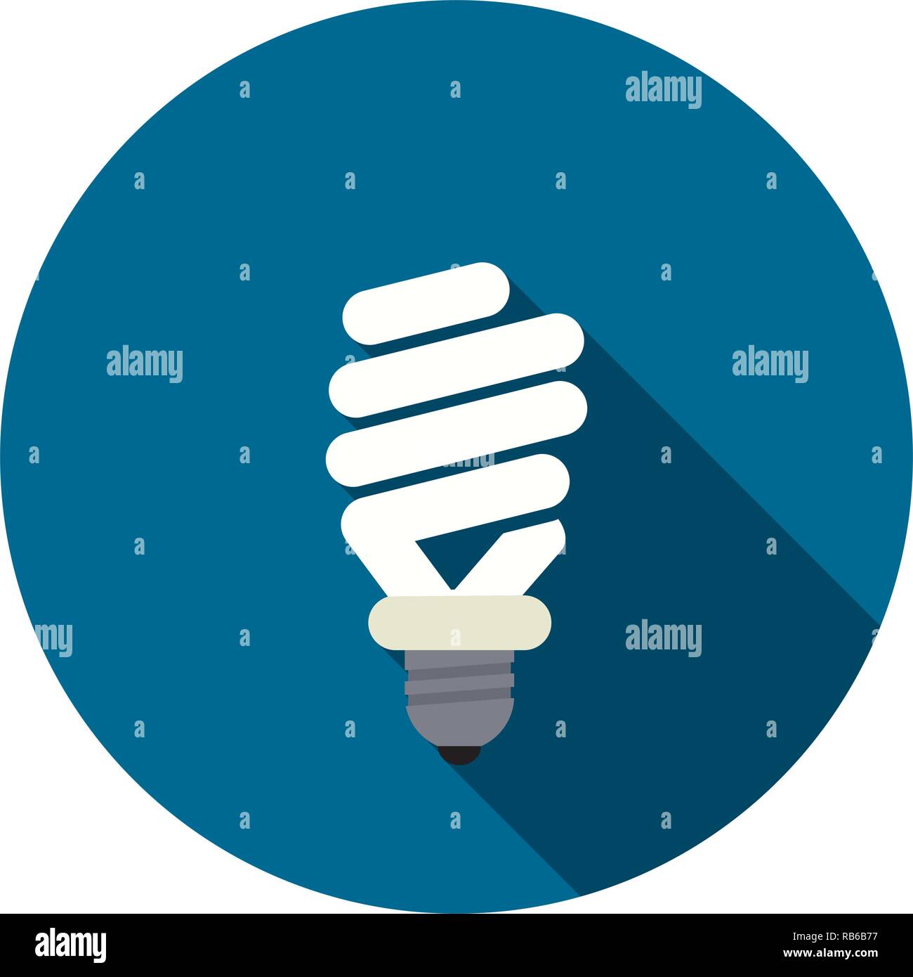 vector symbol of energy saving lamp. alternative electric light bulb ...