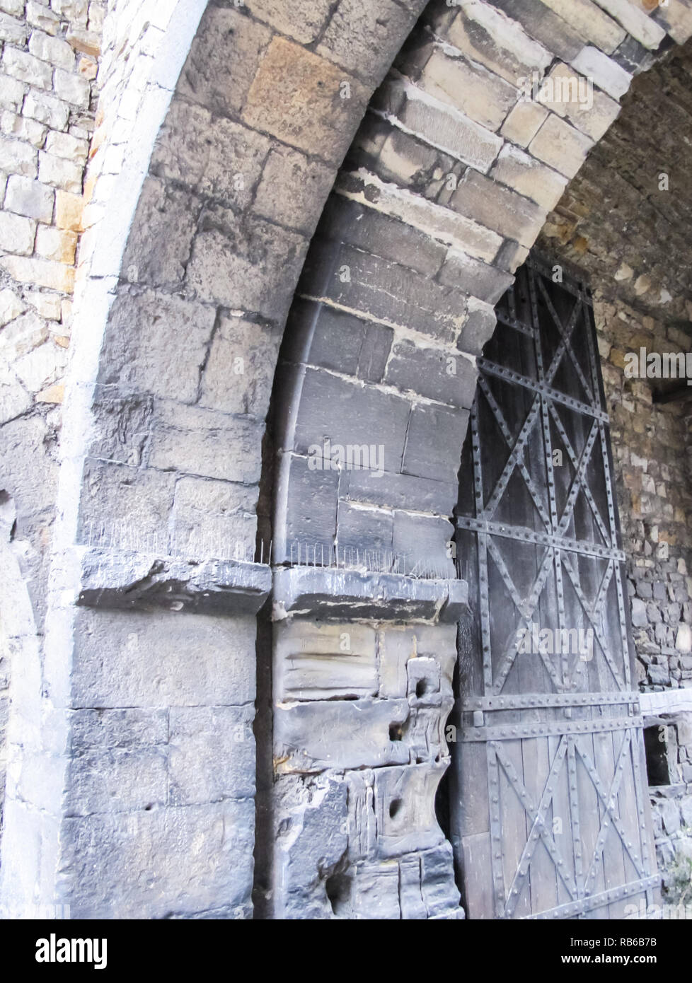 Antique doors and gates, cultural heritage in the form of doors, arches ...