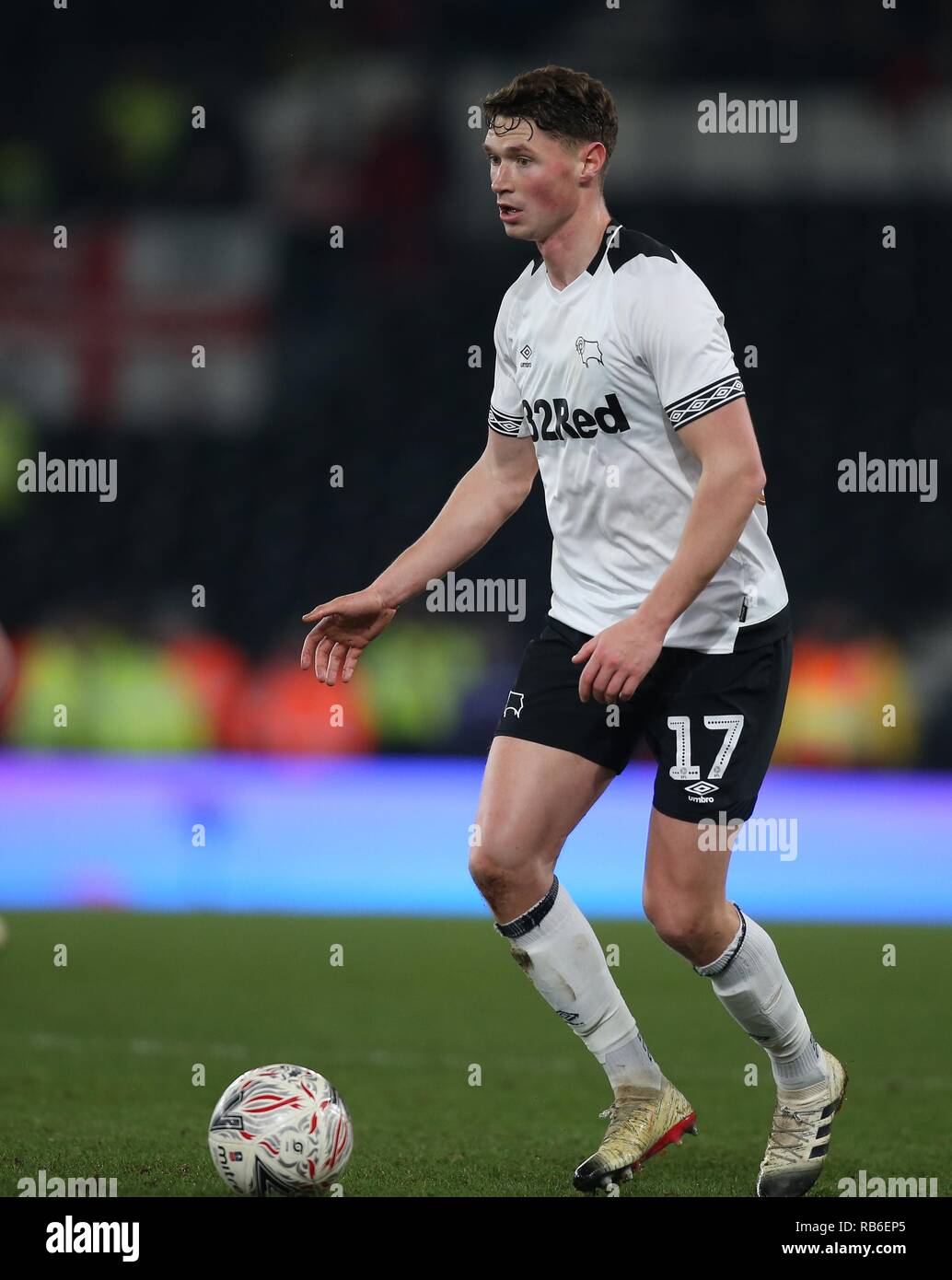 GEORGE EVANS, DERBY COUNTY FC, DERBY COUNTY V SOUTHAMPTON, THE EMIRATES ...