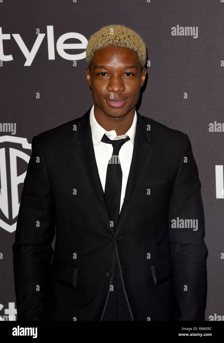 LOS ANGELES, CALIFORNIA - JANUARY 06: Lamar Johnson attends the Warner ...