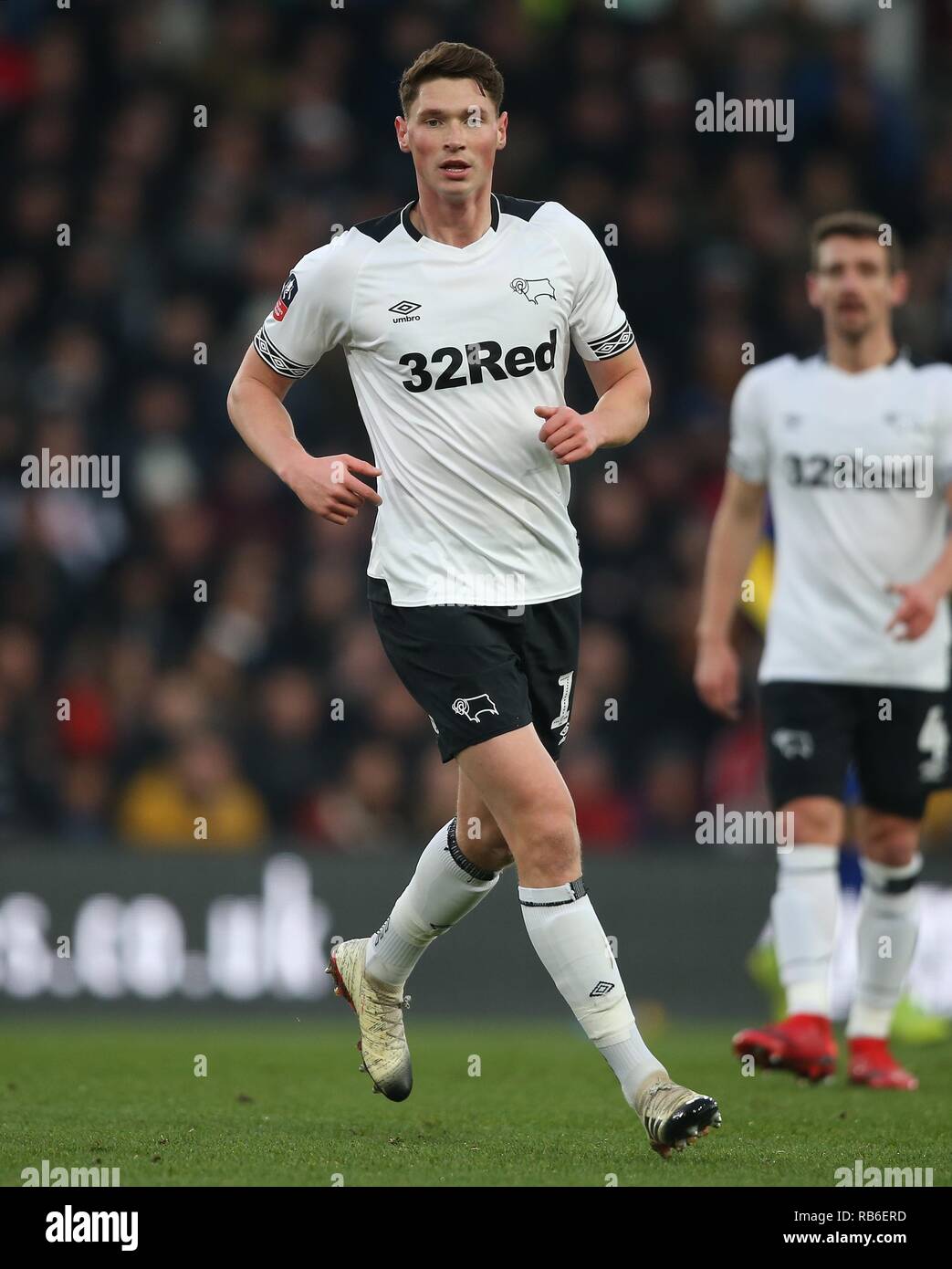 GEORGE EVANS, DERBY COUNTY FC, DERBY COUNTY V SOUTHAMPTON, THE EMIRATES ...