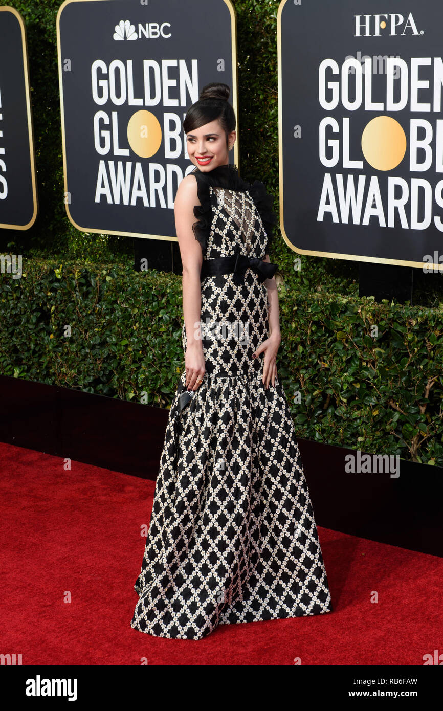 Beverly Hills, USA. 06th Jan, 2019. Sofia Carson attends the 76th ...