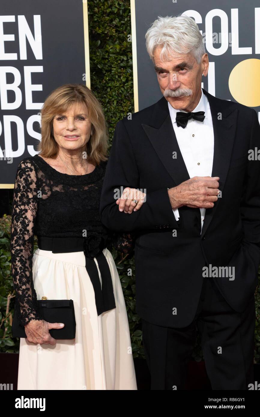 Katharine Ross and Sam Elliott attend the 76th Annual Golden Globe ...