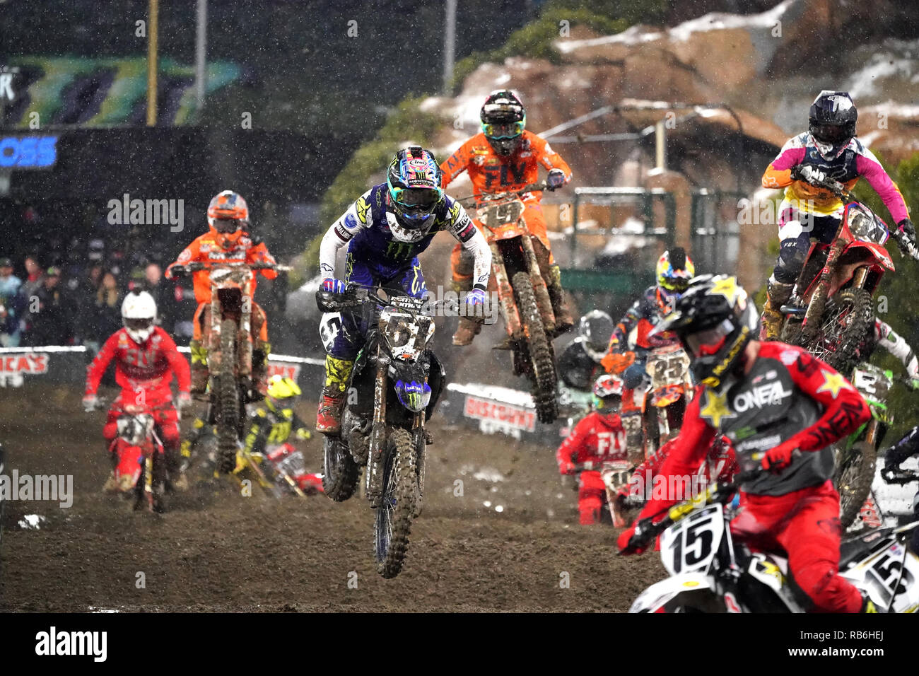 January 5, 2019 - Anaheim, California, USA - AMA Supercross - AMA ...