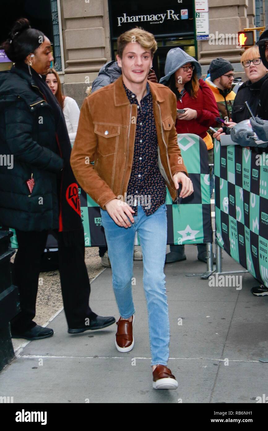 New York, NY, USA. 7th Jan, 2019. Jace Norman at BUILD SERIES on ...