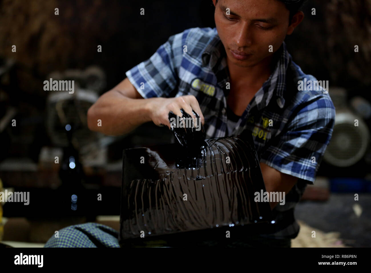 Traditional bamboo made handicrafts hi-res stock photography and images ...