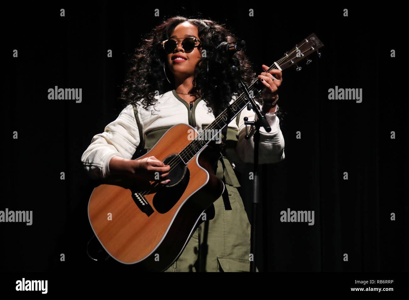 LOS ANGELES, CA, USA - DECEMBER 14: Singer H.E.R. aka Gabriella Wilson ...