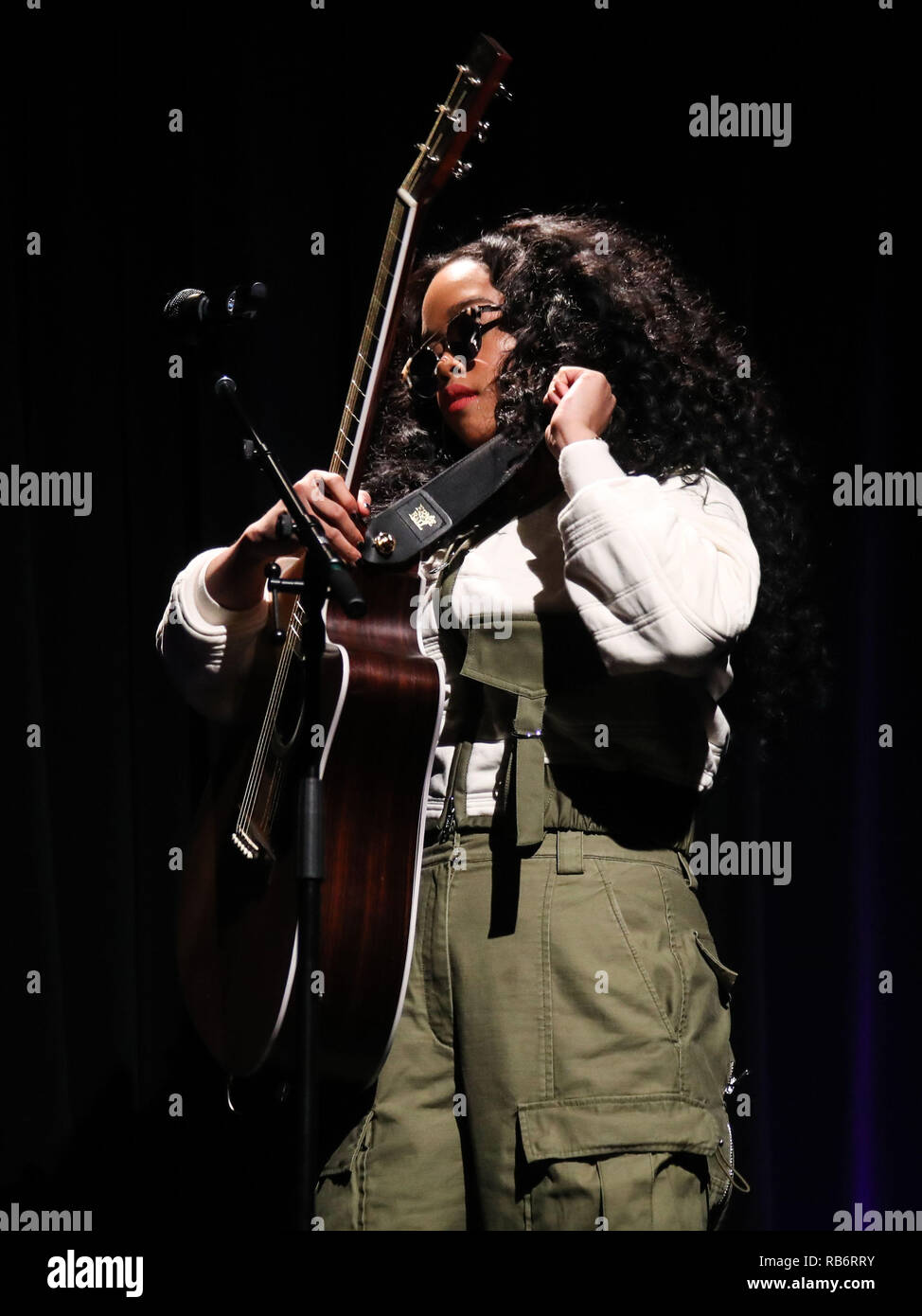 LOS ANGELES, CA, USA - DECEMBER 14: Singer H.E.R. aka Gabriella Wilson ...