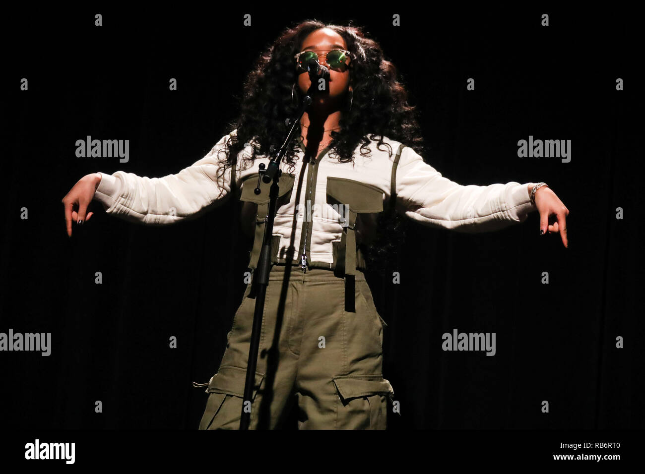 LOS ANGELES, CA, USA - DECEMBER 14: Singer H.E.R. aka Gabriella Wilson ...