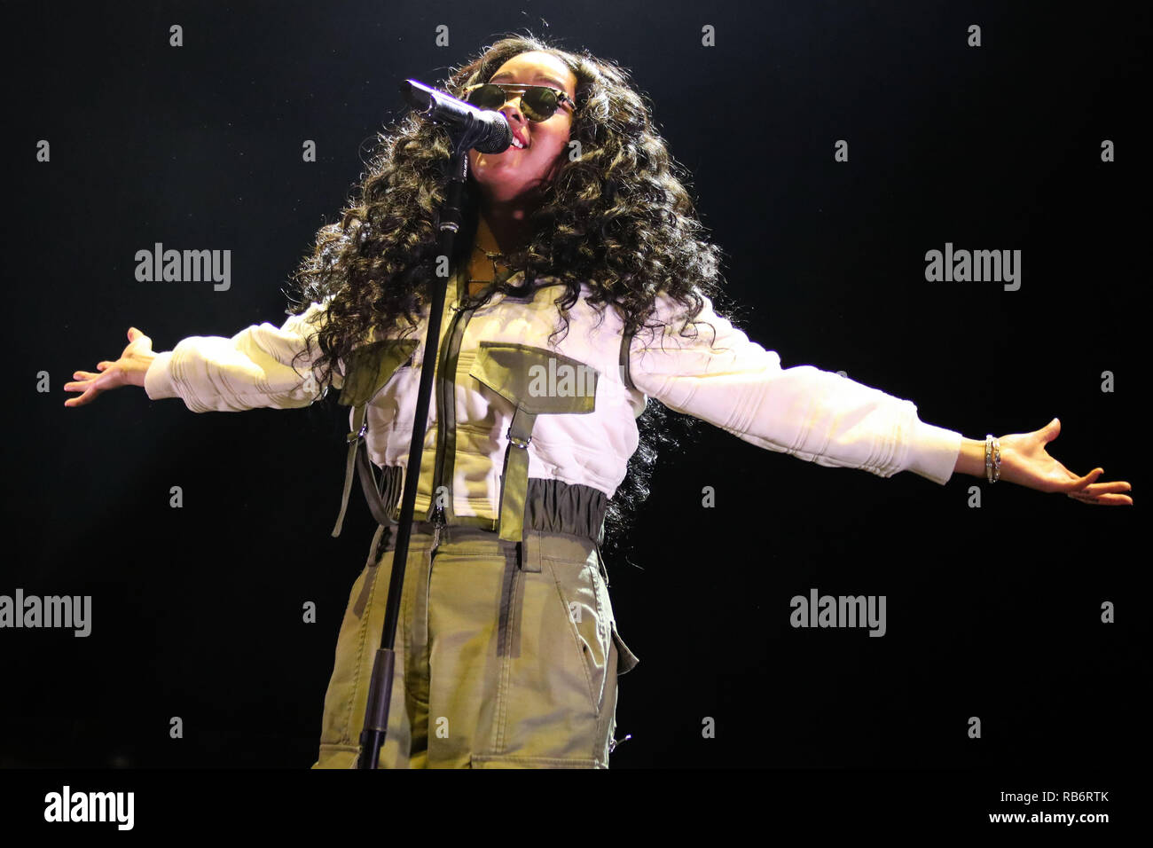 LOS ANGELES, CA, USA - DECEMBER 14: Singer H.E.R. aka Gabriella Wilson ...