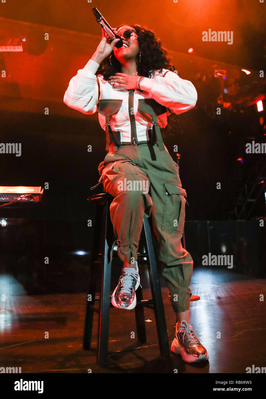 LOS ANGELES, CA, USA - DECEMBER 14: Singer H.E.R. aka Gabriella Wilson ...