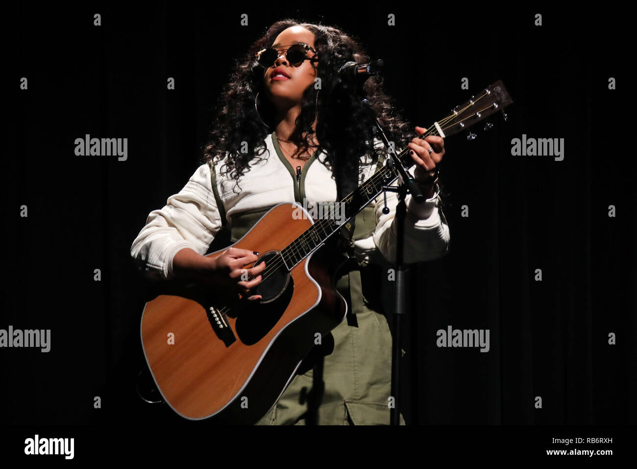 LOS ANGELES, CA, USA - DECEMBER 14: Singer H.E.R. aka Gabriella Wilson ...