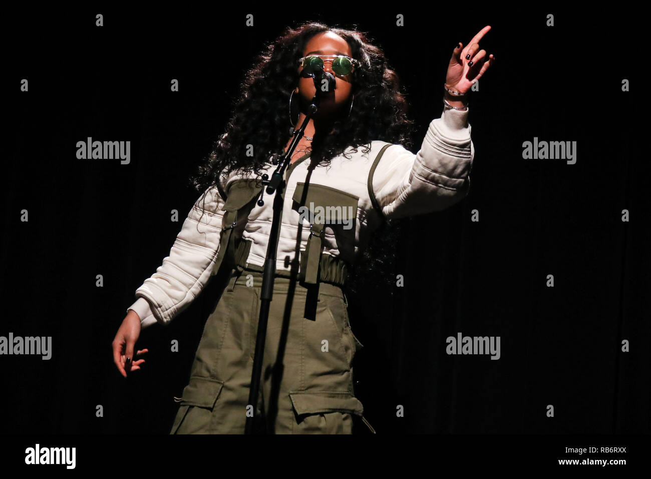 LOS ANGELES, CA, USA - DECEMBER 14: Singer H.E.R. aka Gabriella Wilson ...