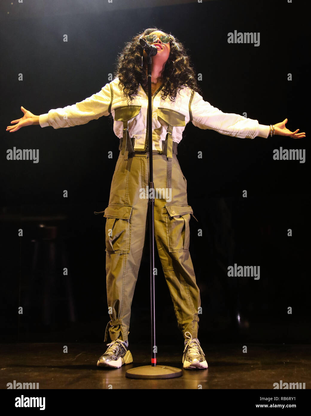 LOS ANGELES, CA, USA - DECEMBER 14: Singer H.E.R. aka Gabriella Wilson ...