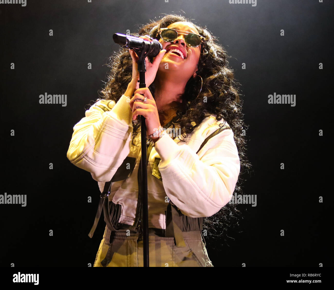 LOS ANGELES, CA, USA - DECEMBER 14: Singer H.E.R. aka Gabriella Wilson ...