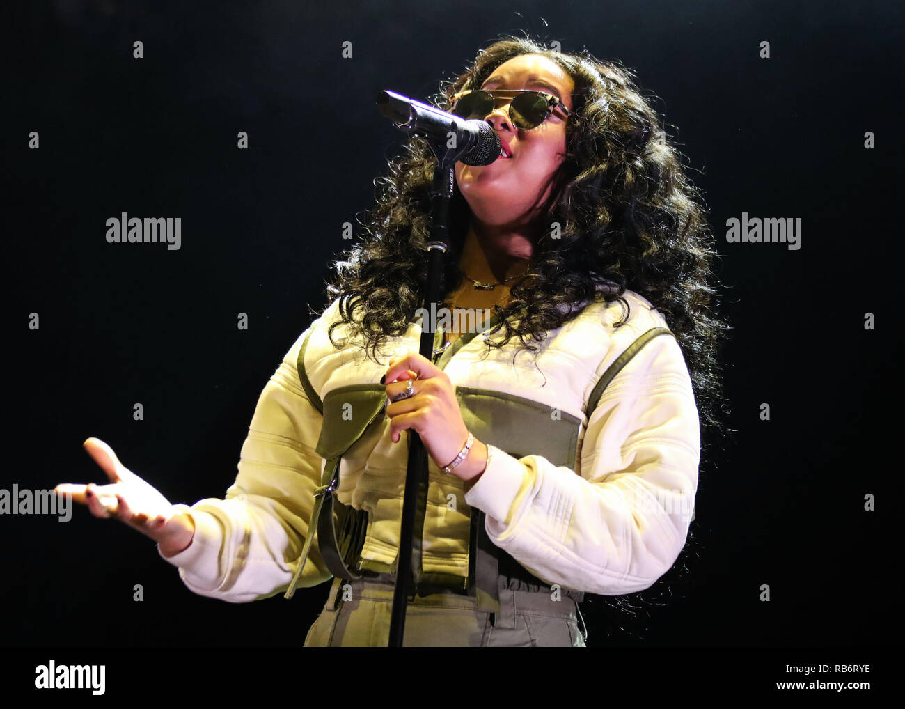 LOS ANGELES, CA, USA - DECEMBER 14: Singer H.E.R. aka Gabriella Wilson ...