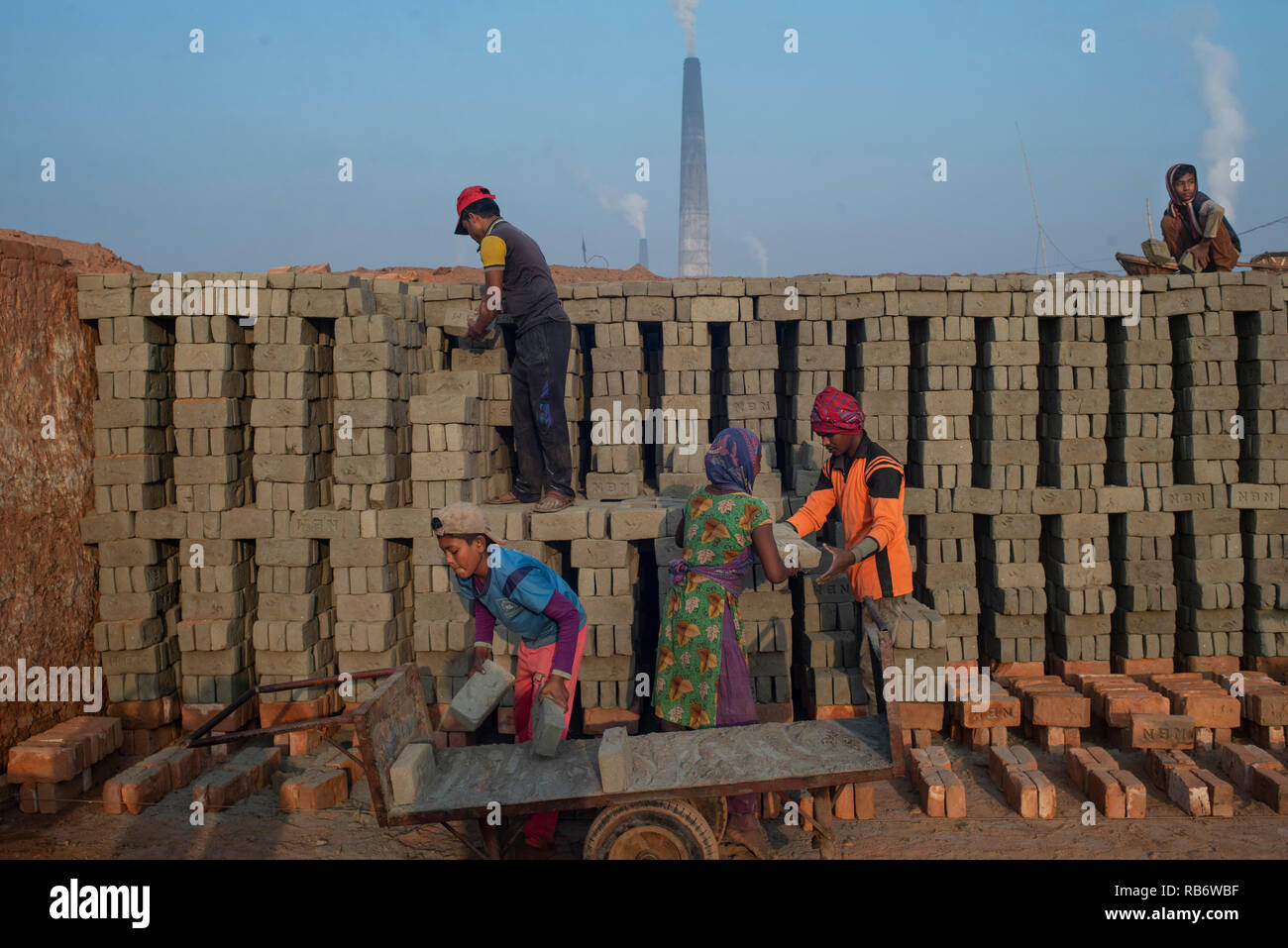 Traditional brick making hi-res stock photography and images - Alamy