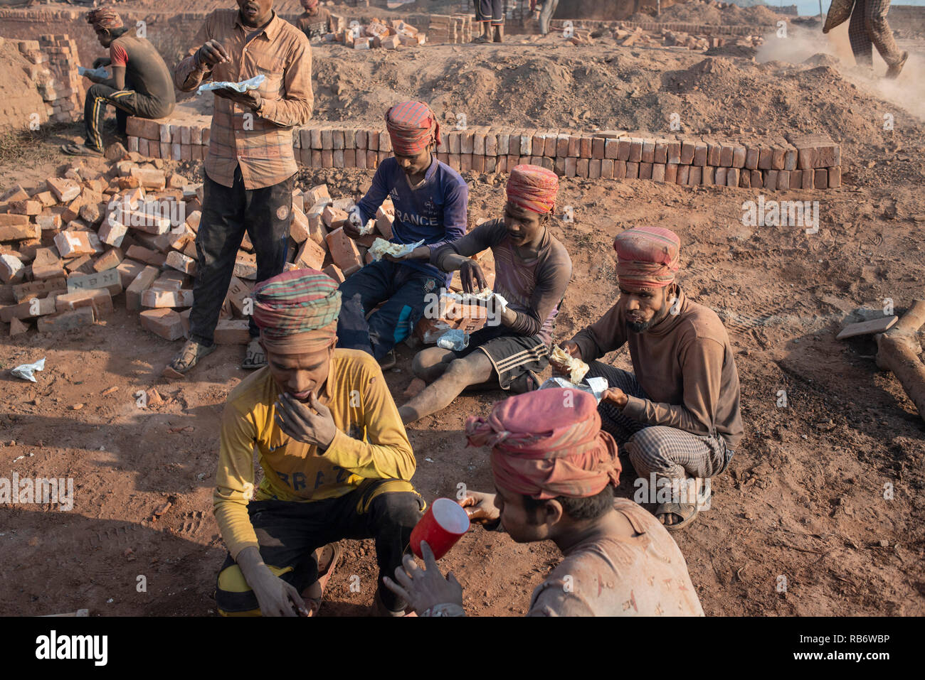 Brick field in bangladesh hi-res stock photography and images - Alamy