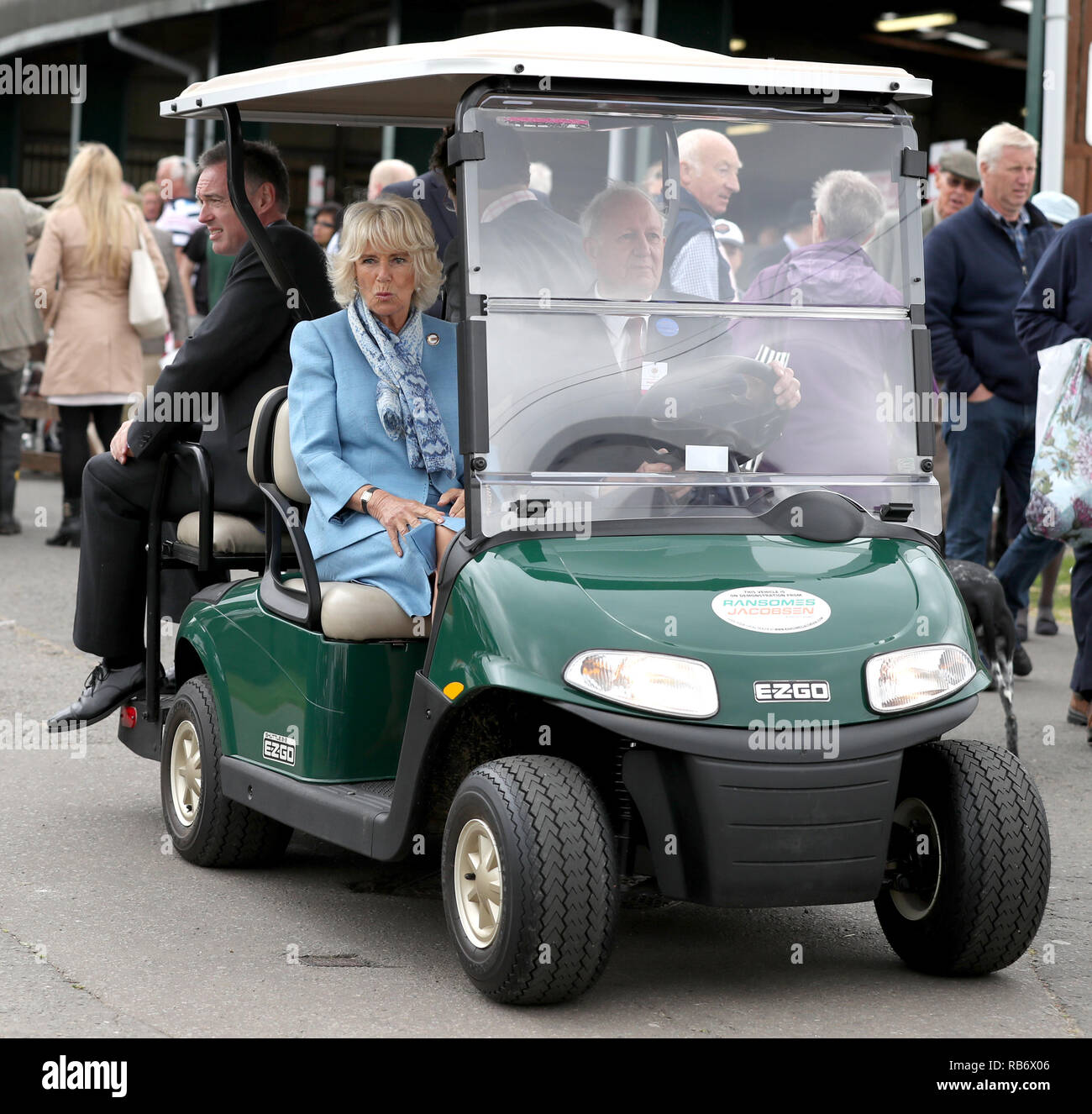 The Duchess of Cornwall, President of The South of England Show rides ...