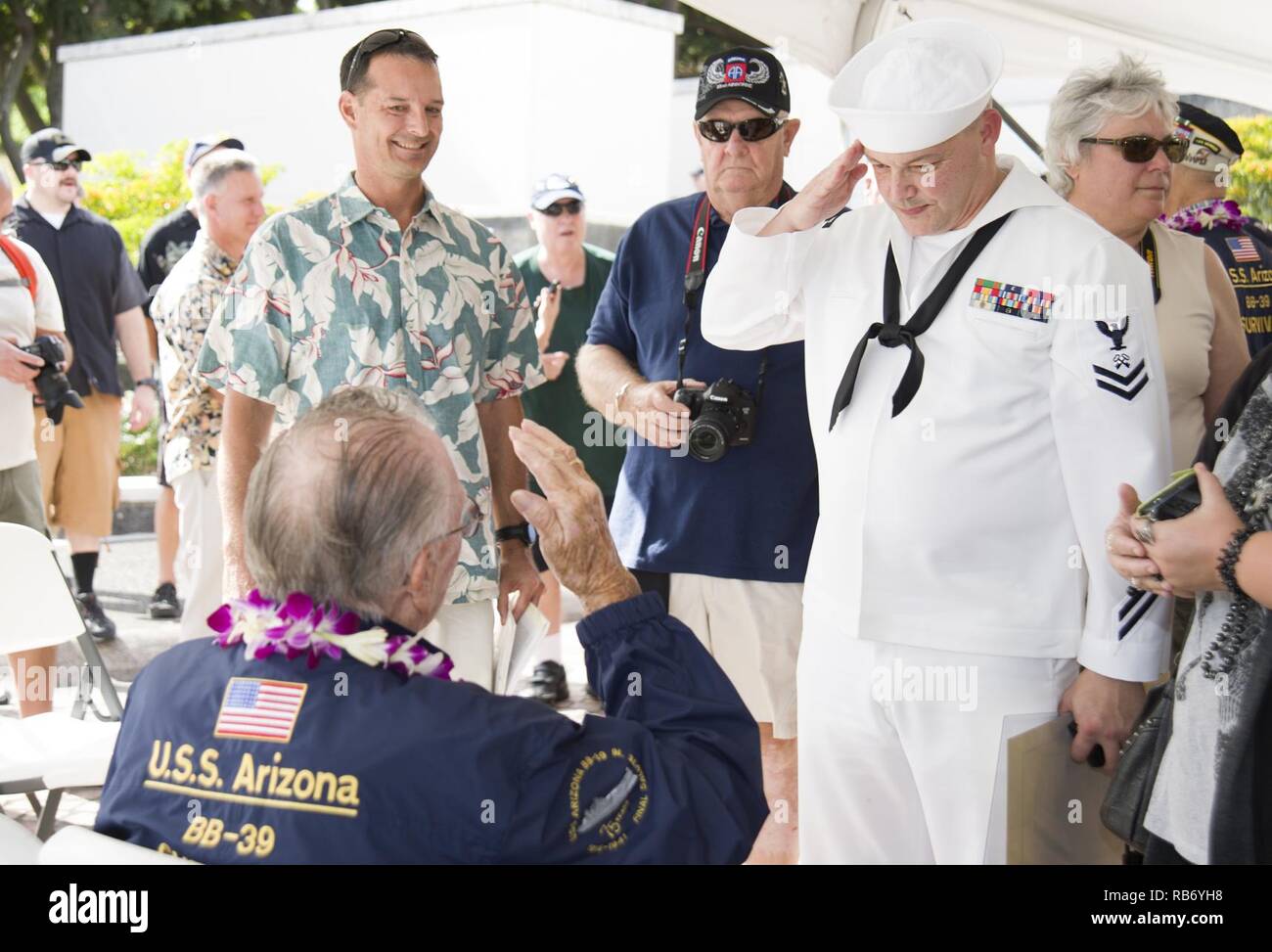 PEARL HARBOR (Dec. 2, 2016) Petty Officer 2nd Class Kevin Smith, a Navy ...