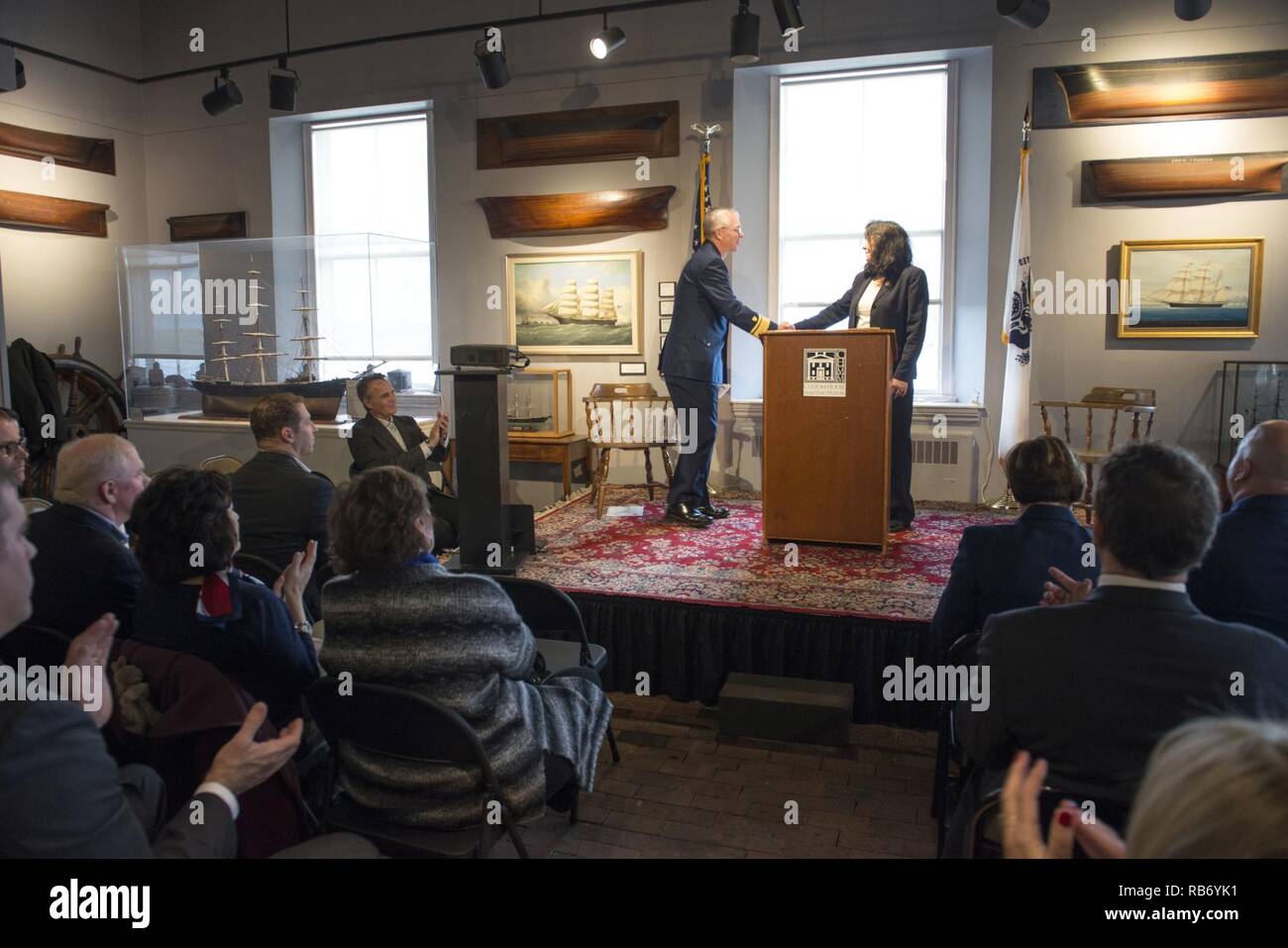 U s coast guard rear admiral steven poulin hi-res stock photography and ...